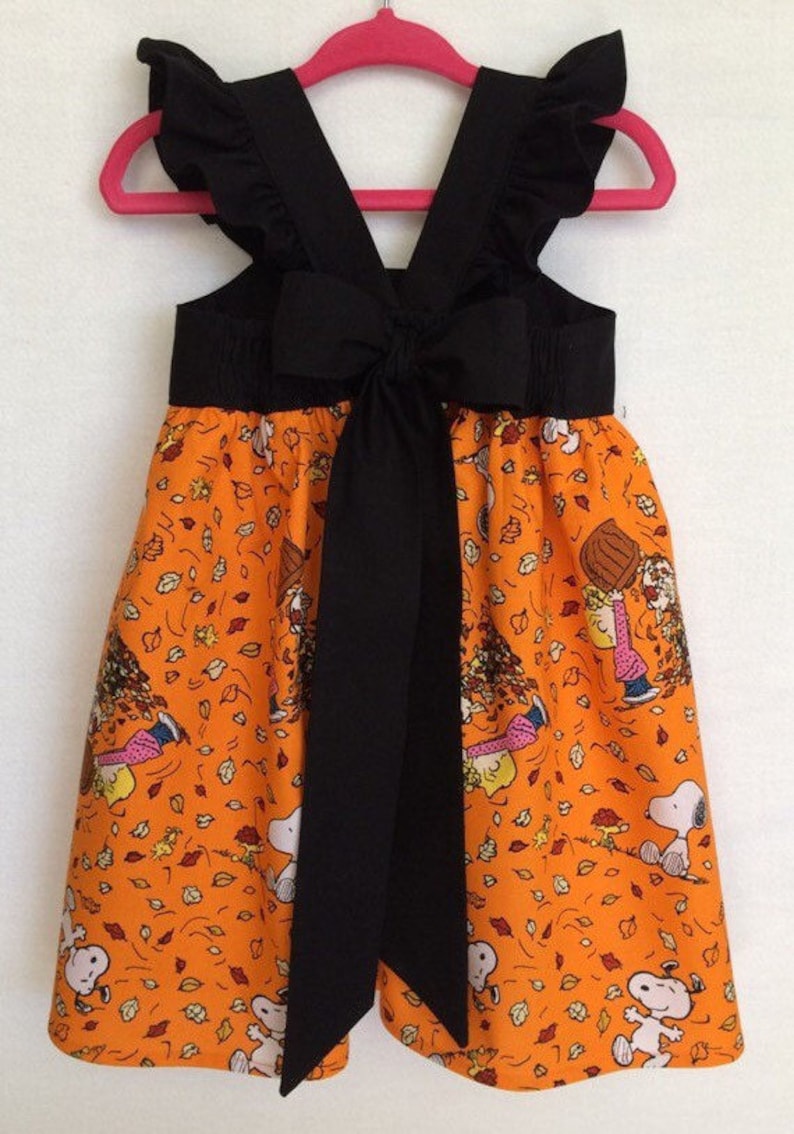 Snoopy Dress Charlie Brown Lucy Peanuts Dress Thanksgiving - Etsy