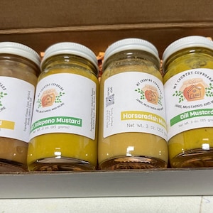Mustard Gift Set, Food Gift Set, Mustard - Etsy