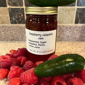 Raspberry Jalapeno Jam - Etsy