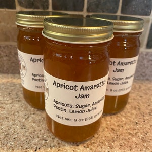 Apricot Amaretto Jam - Etsy