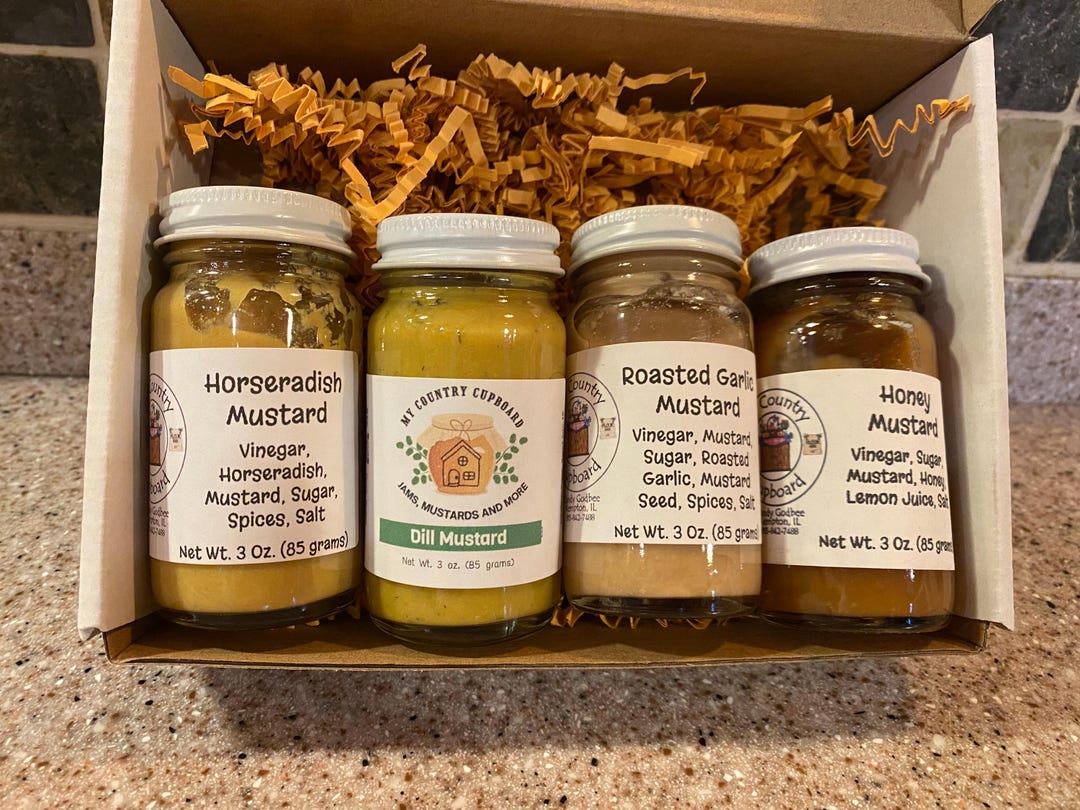 Mustard Gift Set, Food Gift Set, Mustard - Etsy