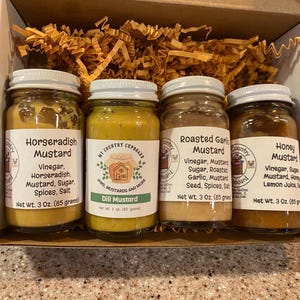 Mustard Gift Set, Food Gift Set, Mustard - Etsy