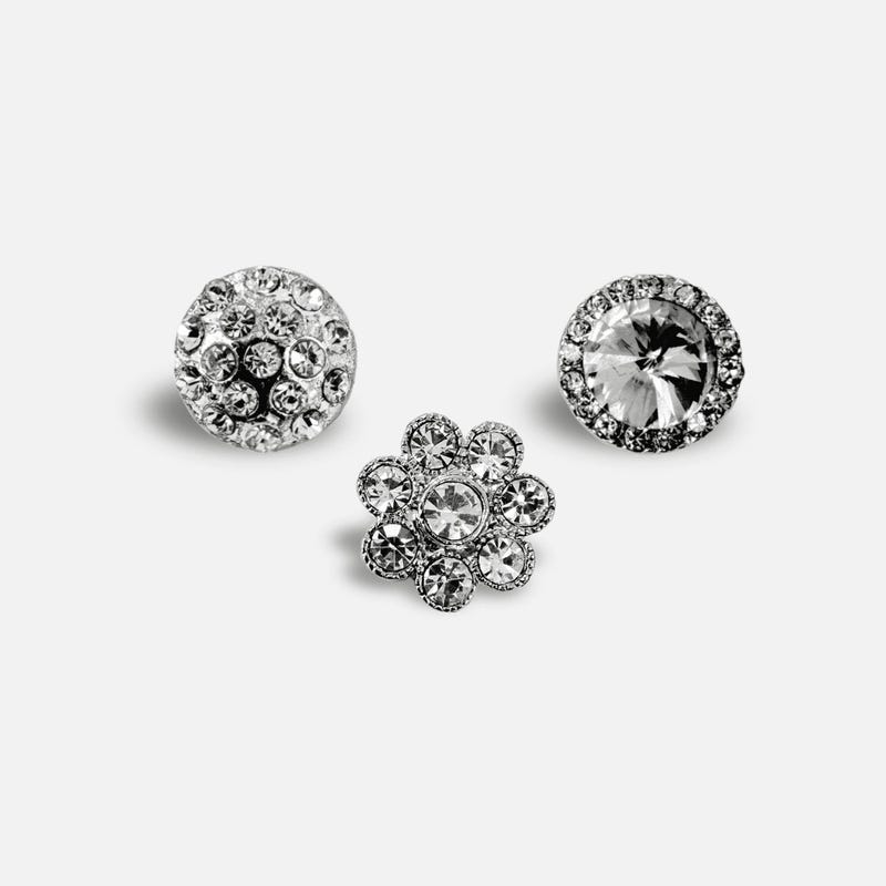 Rhinestone Button - Etsy