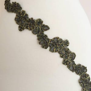 Floral Embroidered Beaded Trim - Etsy