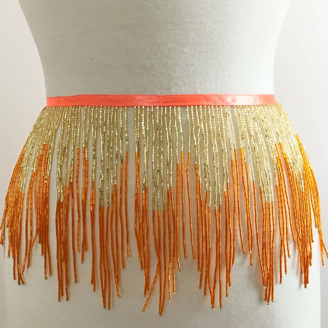 6.75″ Variegated Beaded Fringe - Sold by Yard - Etsy