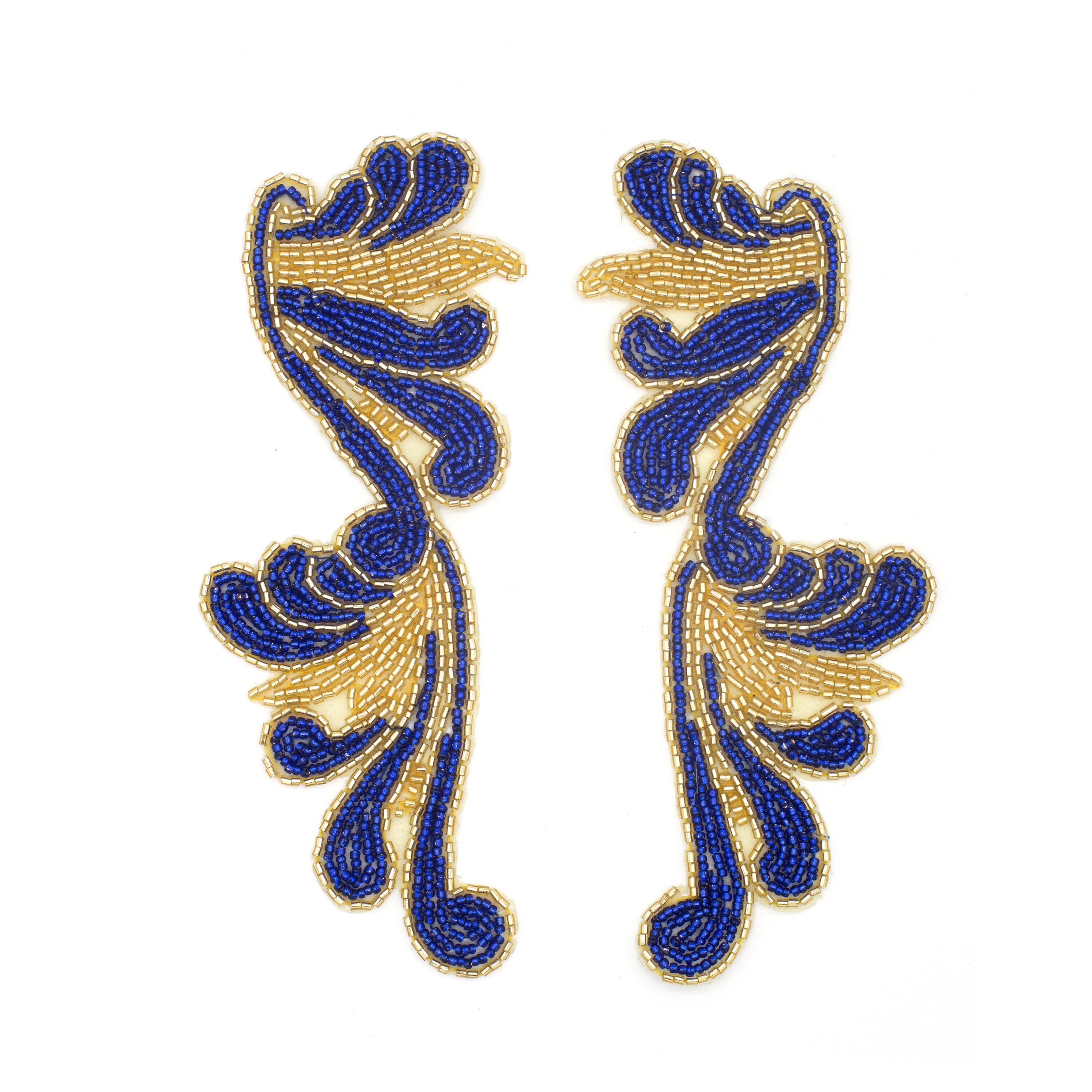 Beaded Tilda Applique single or Pair - Etsy