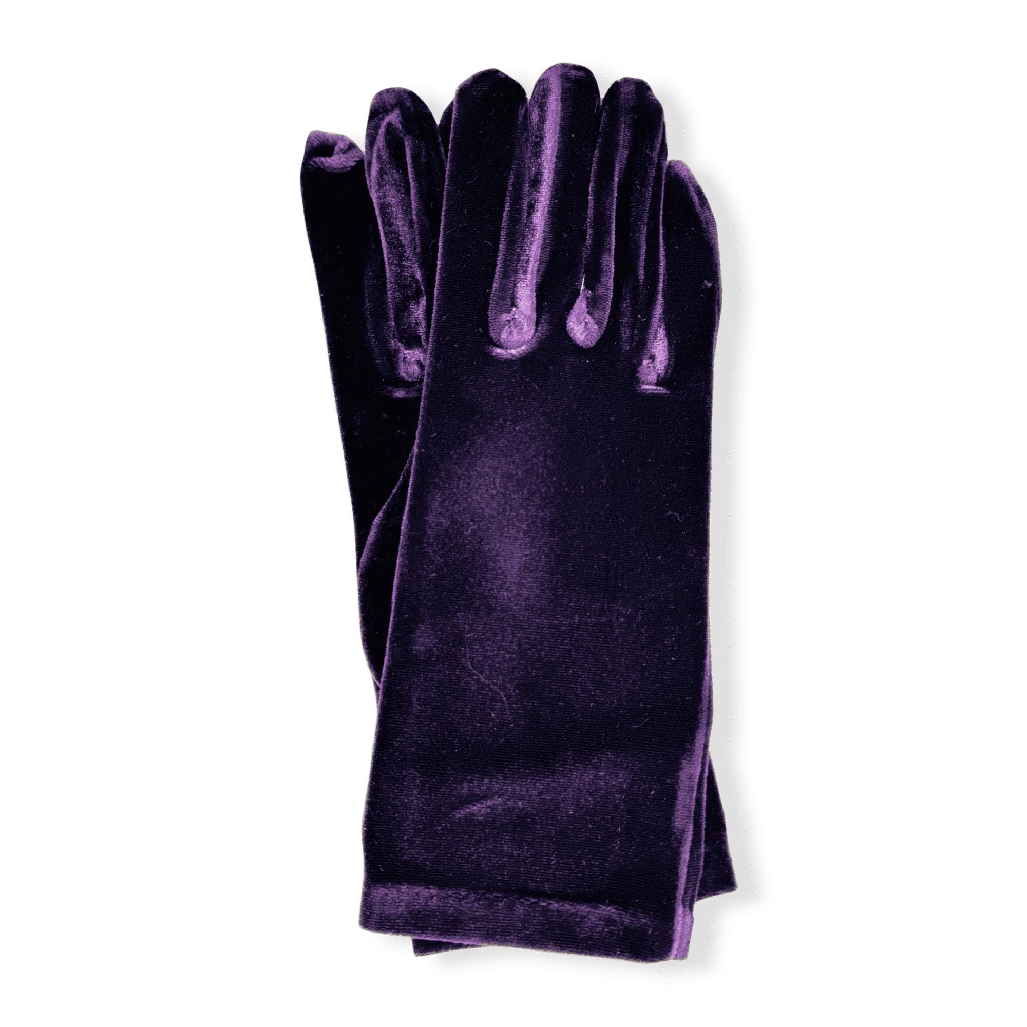 Short Velvet Gloves | Soft and Elegant Gloves for Costumes, Evening ...