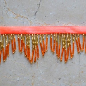 1″ Variegated Beaded Fringe - Sold by Yard - Etsy