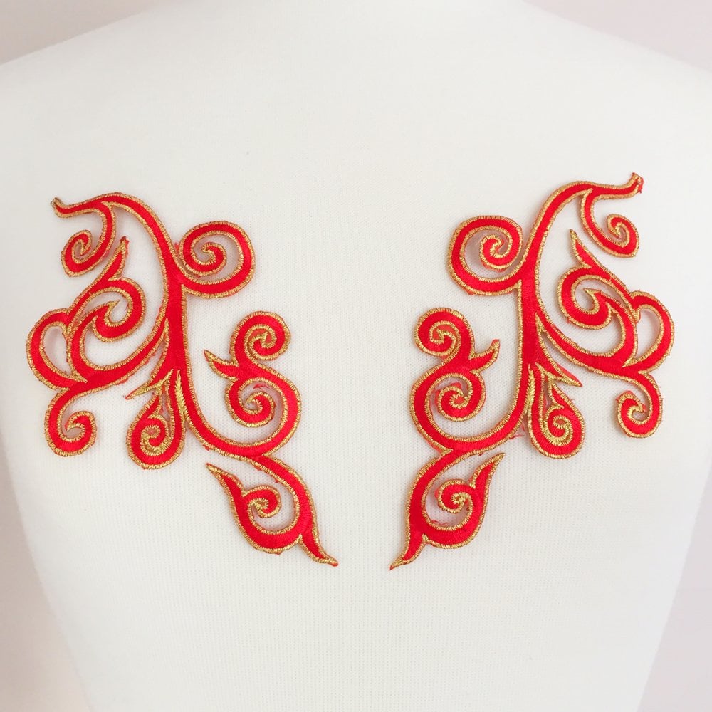Matching Swirl Embroidery (iron-on) - Etsy