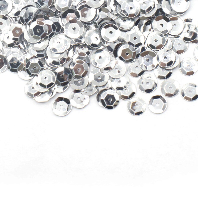 6mm Cup Sequins – Loose Sequins for DIY, Sewing & Crafts – 5000 Pcs per ...