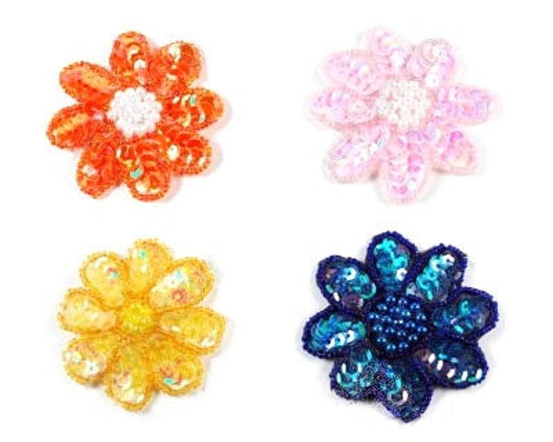 Small Sequin Daisy - Etsy