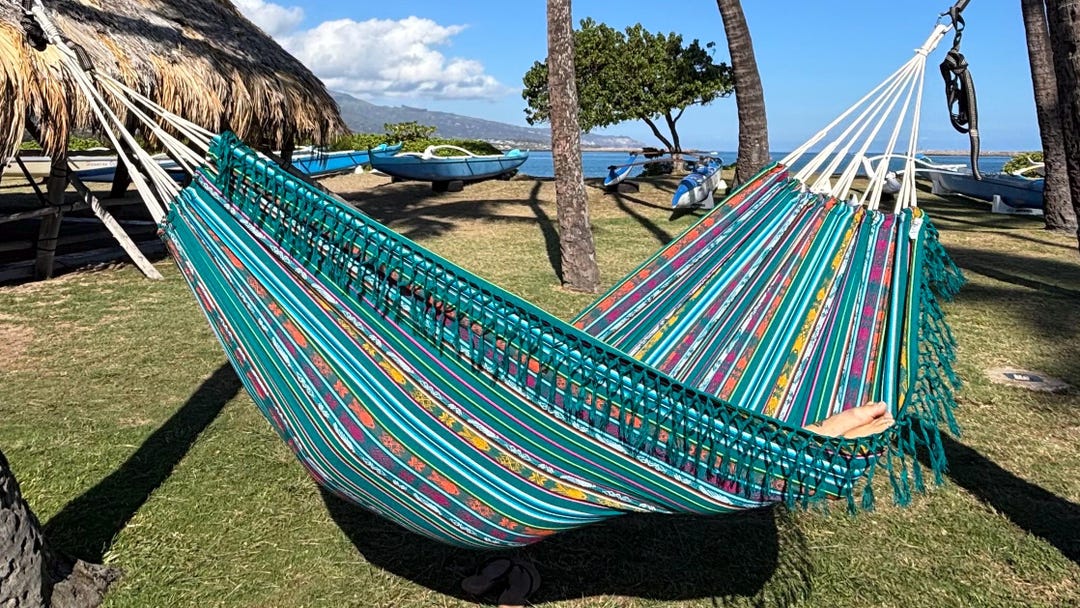 Hammock With Indigionous Artwork - FREE Shipping From Maui, Hawaii • UV ...