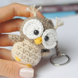 Keychain Owl - CROCHET PDF PATTERN (english) - Etsy