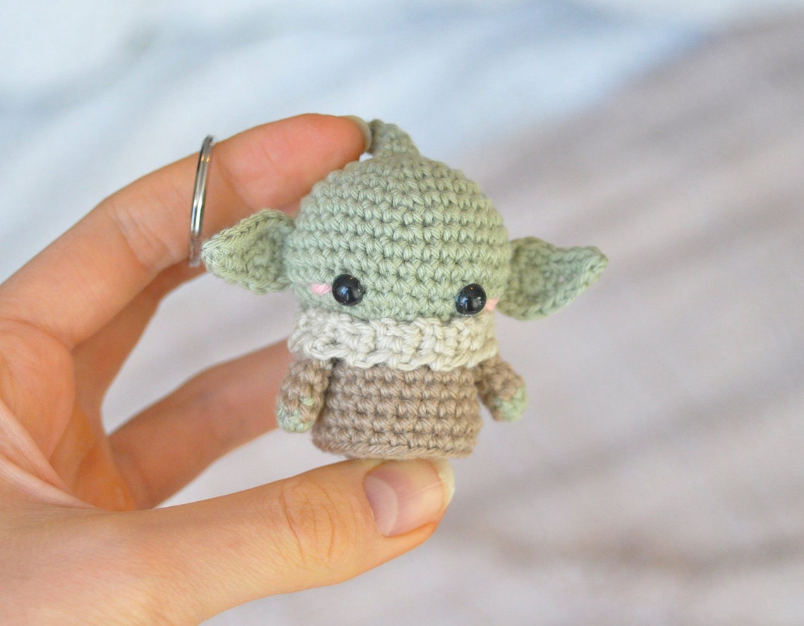 Baby Yoda grogu CROCHET PDF PATTERN english - Etsy