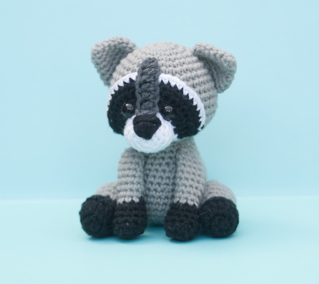 Ralph the Raccoon - Amigurumi Crochet Pattern - Etsy