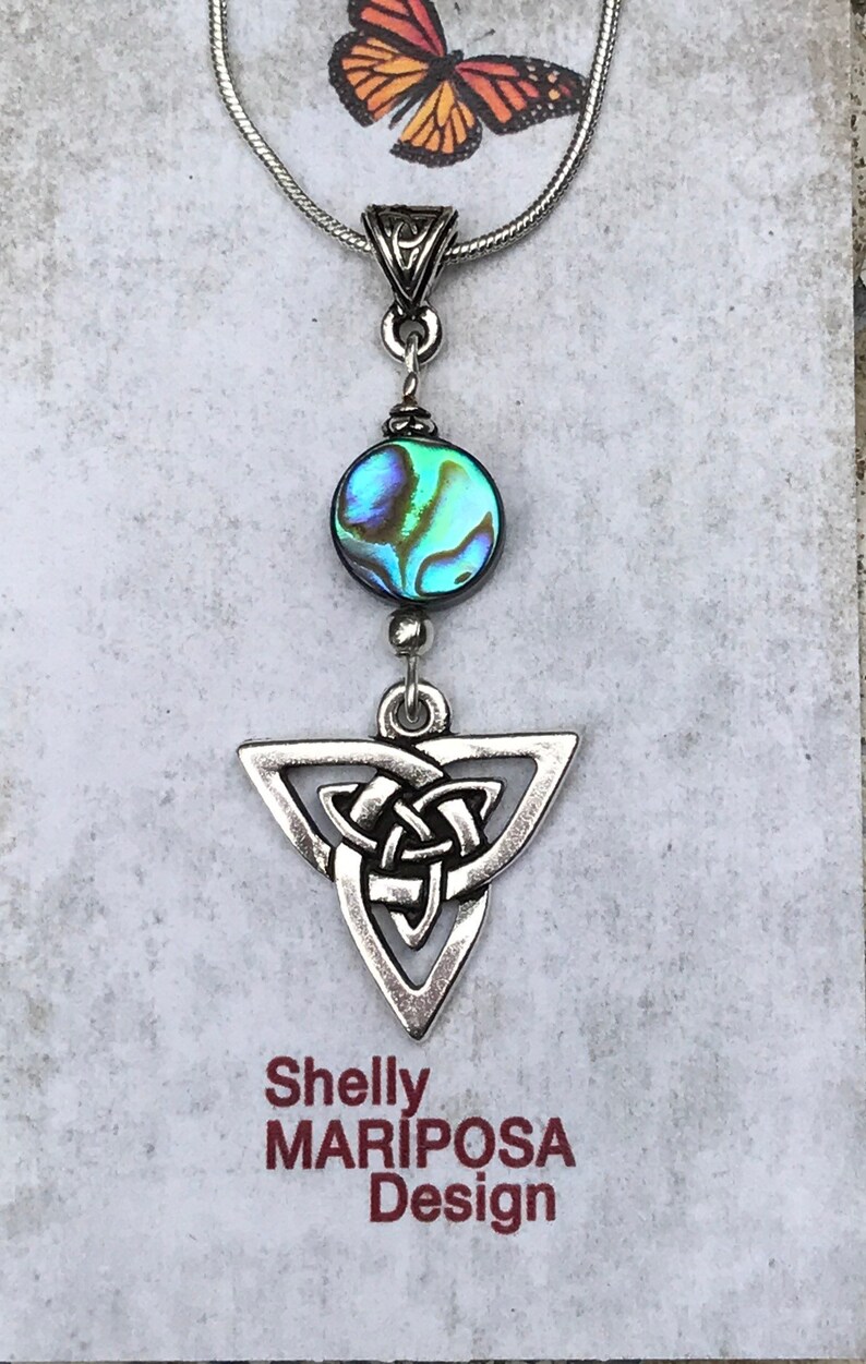 Silver Celtic Knot Pendant With Chain Celtic Knot Pendant | Etsy