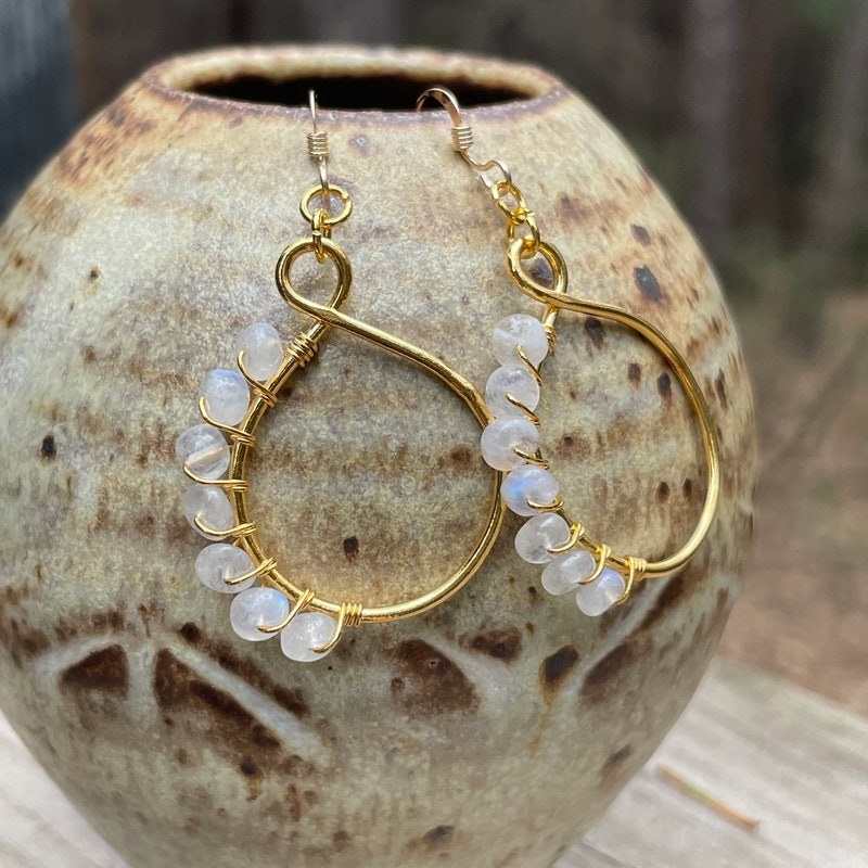 Wire Wrap Earrings - Etsy