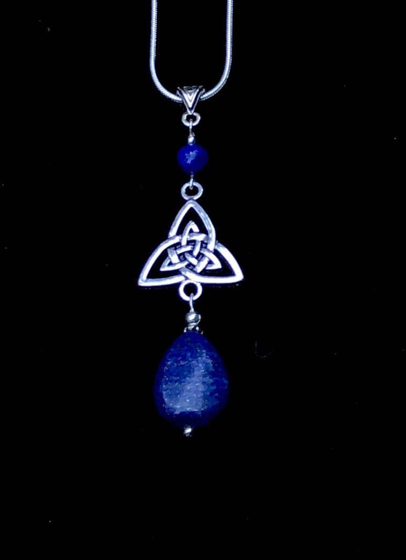 Silver Celtic necklace Celtic pendant Celtic jewelry | Etsy