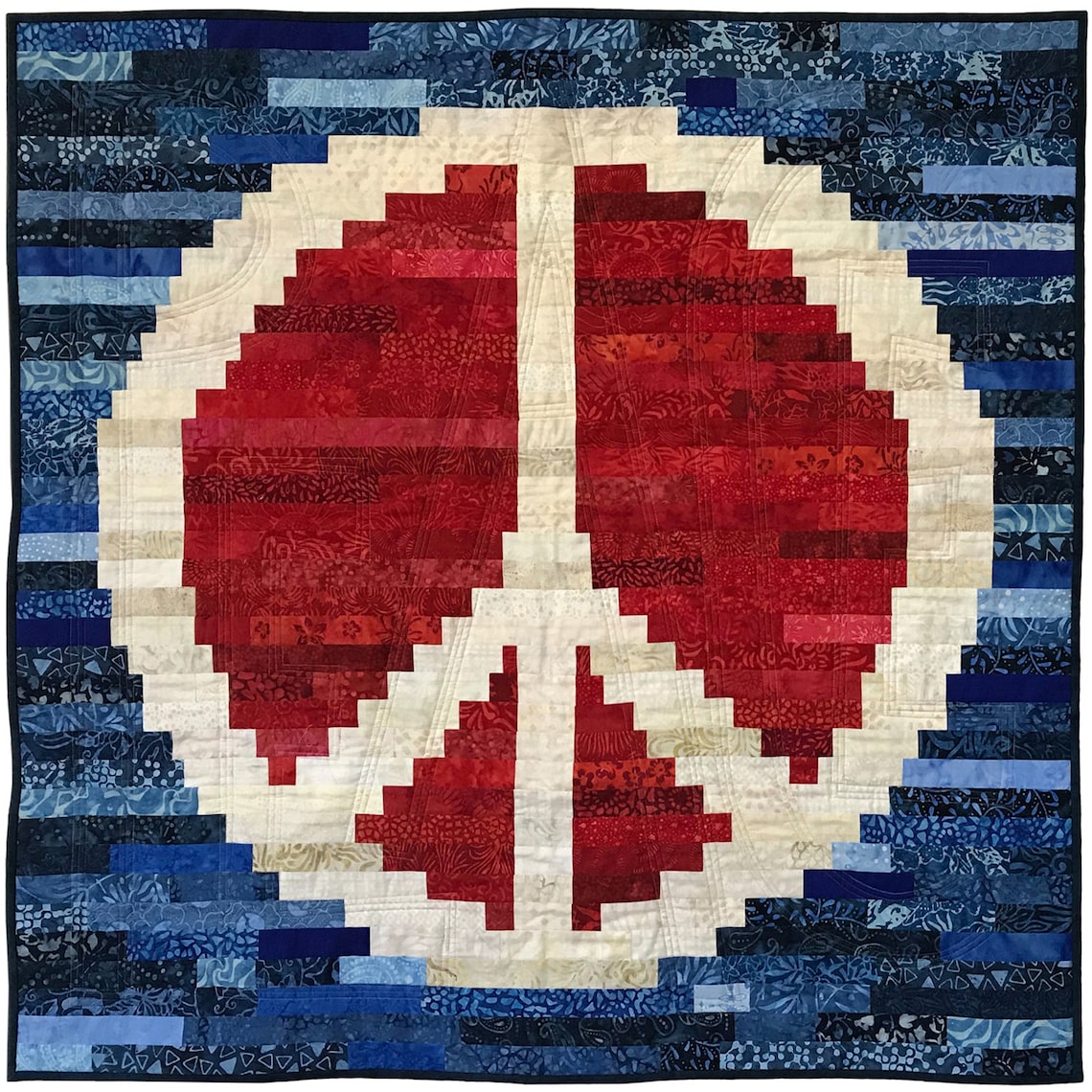 Peace in Pieces-a Jelly Roll Friendly or Scrap Quilt Designed by J ...