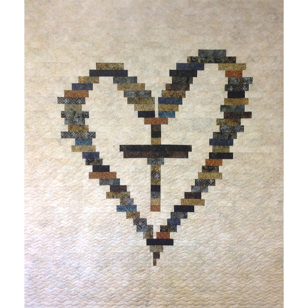 Cross Your Heart Pieced Quilt Pattern - DOWNLOAD - Etsy