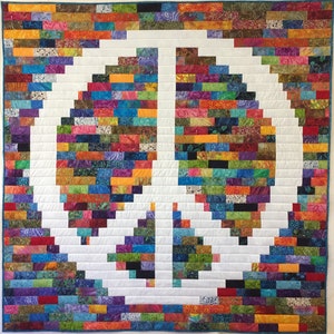 Peace in Pieces-a Jelly Roll Friendly or Scrap Quilt Designed by J ...
