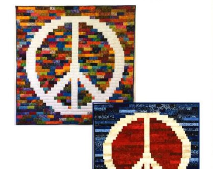 Peace in Pieces a Jelly Roll Friendly or Scrap Quilt Designed by J ...
