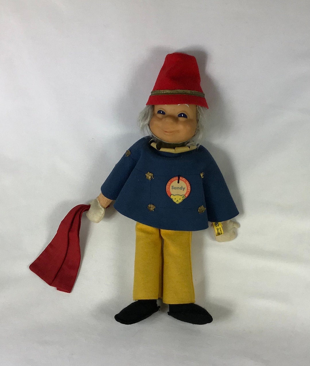 Vintage German Steiff Sandman Sandy. With Button & Tags - Etsy UK