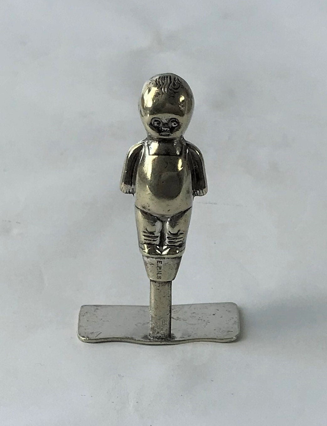Rare Vintage Silver Plate Baby Pusher. in Kewpie Form. - Etsy
