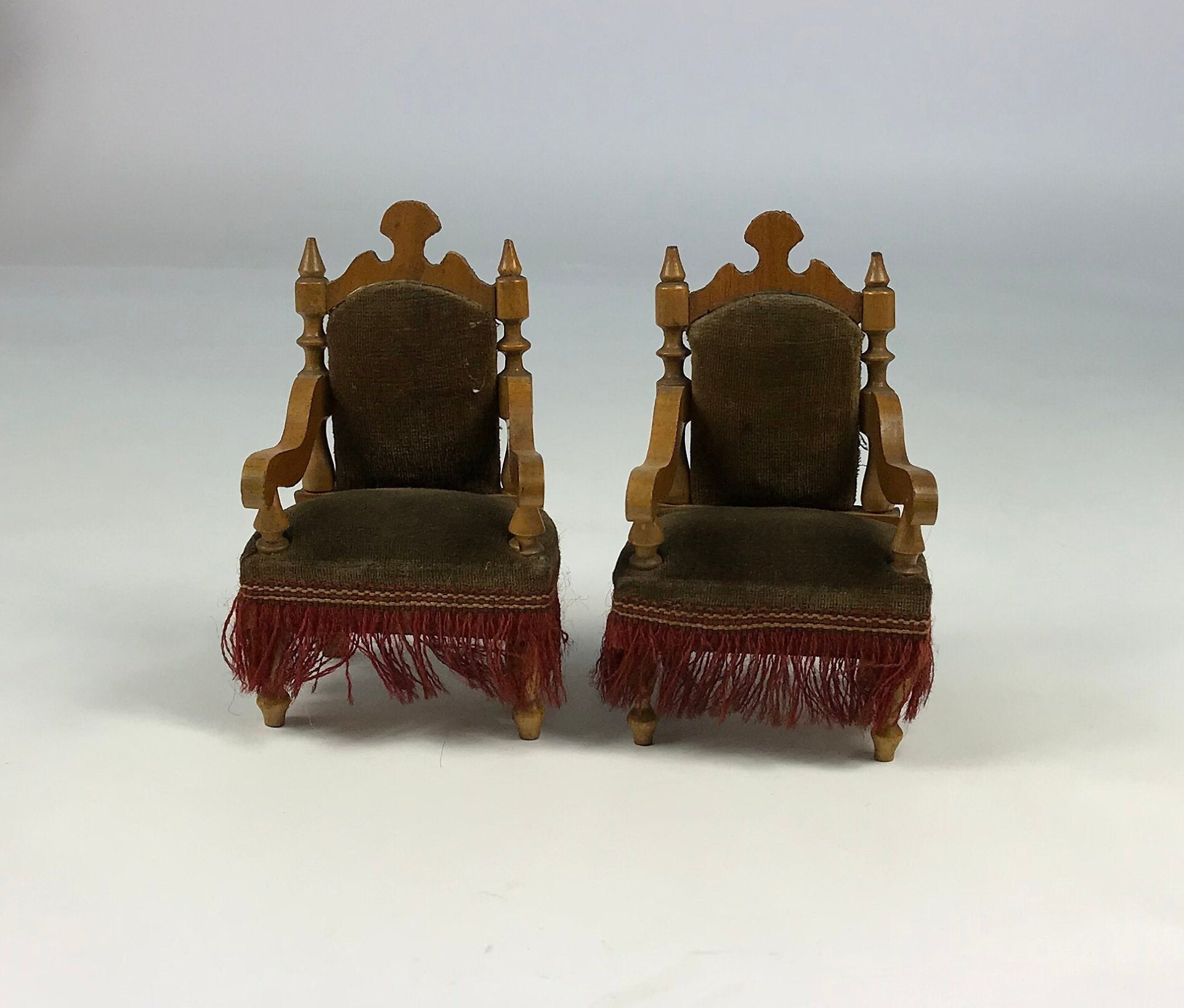 Fabulous Pair of Impressive Dolls House Chairs. C.1880 - Etsy UK