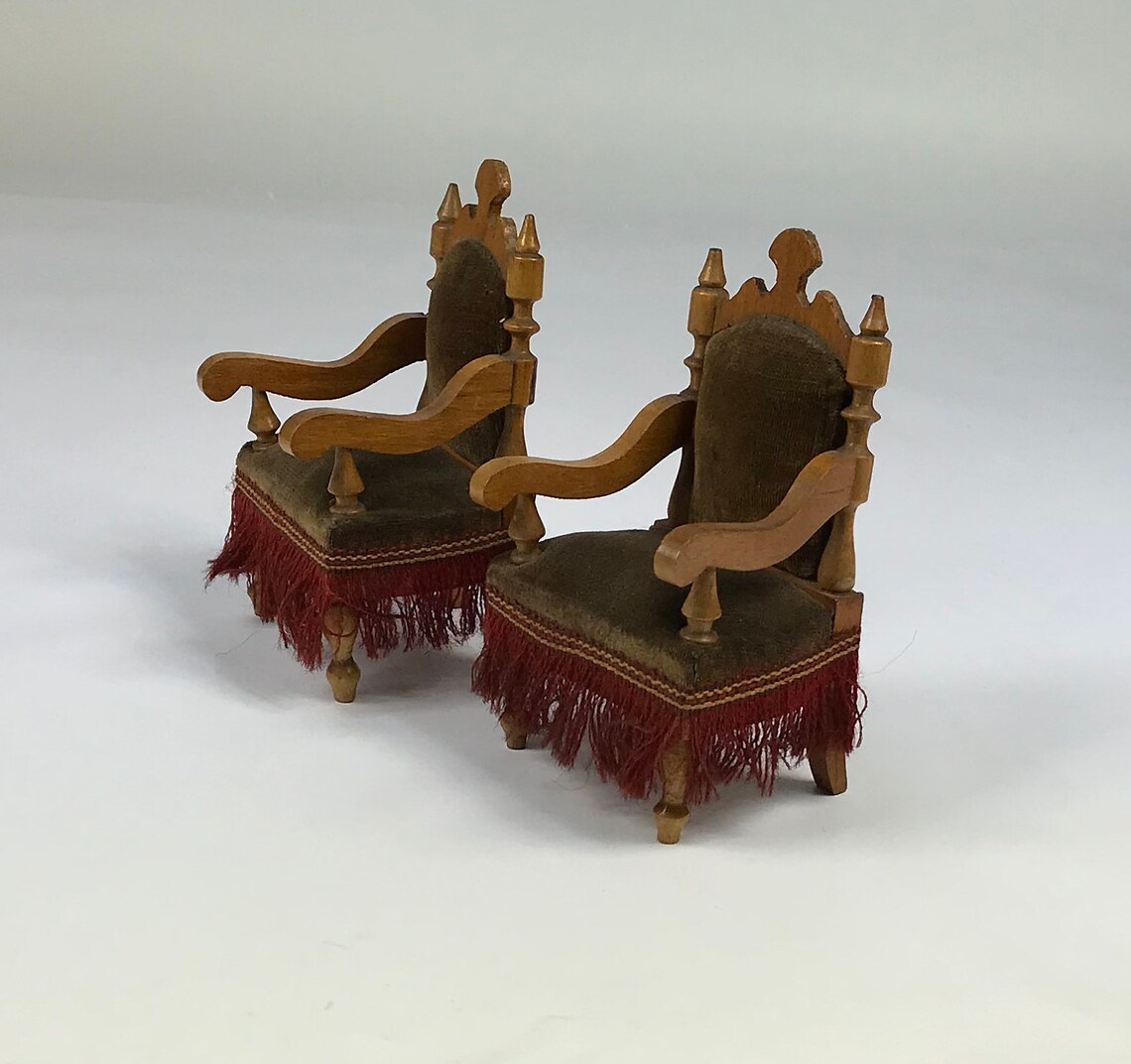 Fabulous Pair of Impressive Dolls House Chairs. C.1880 - Etsy UK