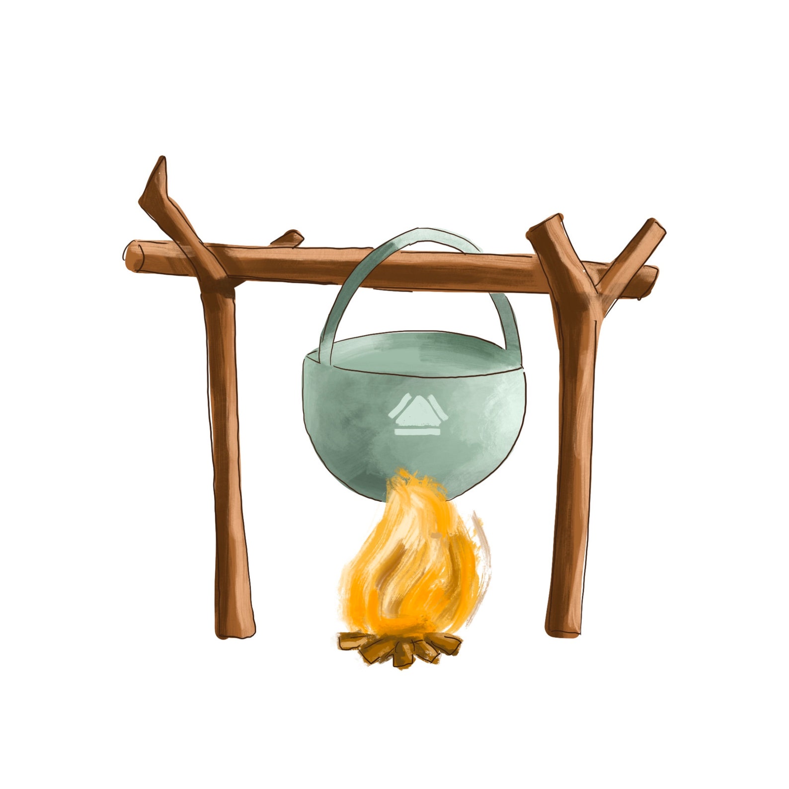 Bushcraft Instagram Icons. Highlight Story Watercolor Covers - Etsy