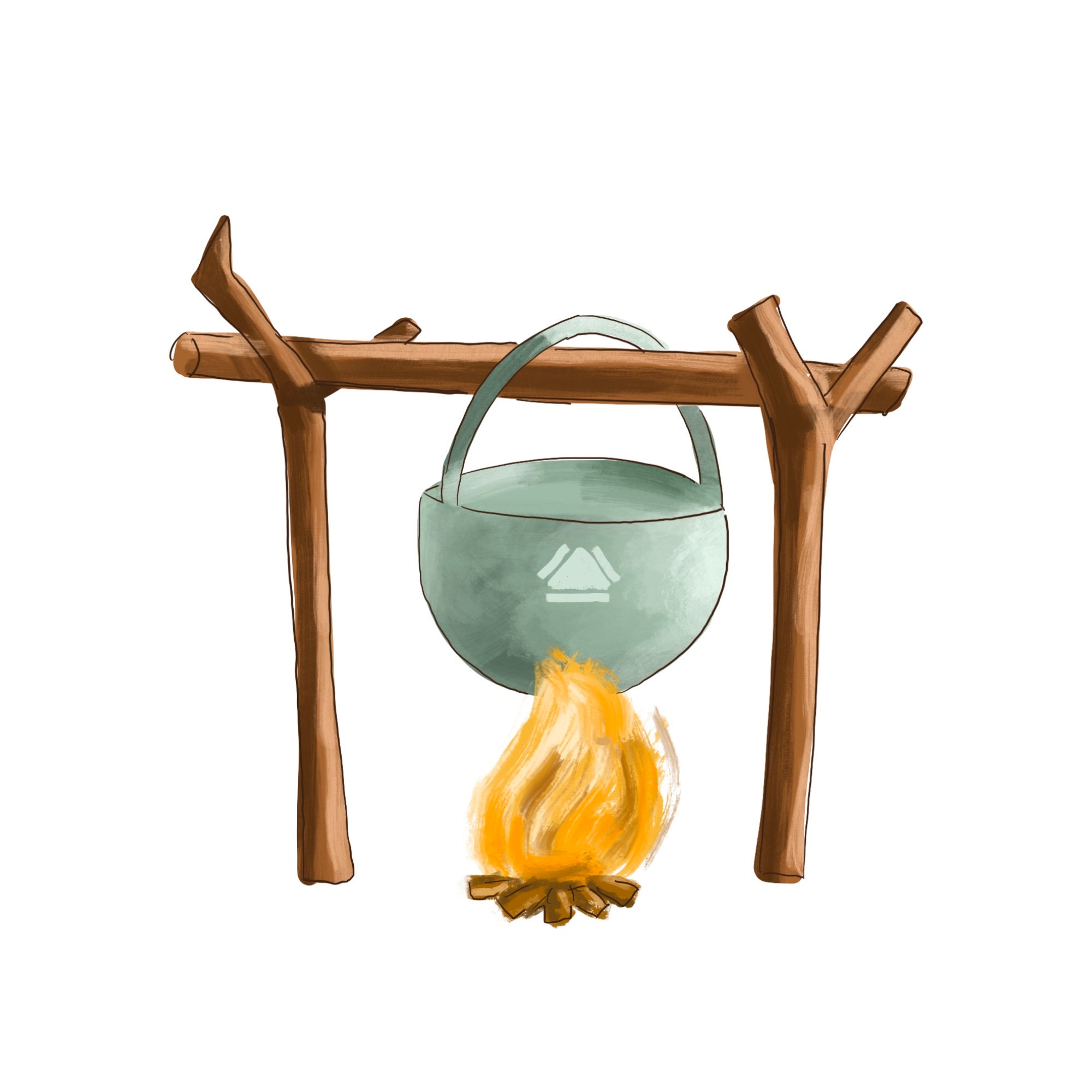 Bushcraft Instagram Icons. Highlight Story Watercolor Covers - Etsy