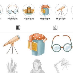 16 STUDY Instagram Icons. Highlight Story Covers. Boho Style. Online ...