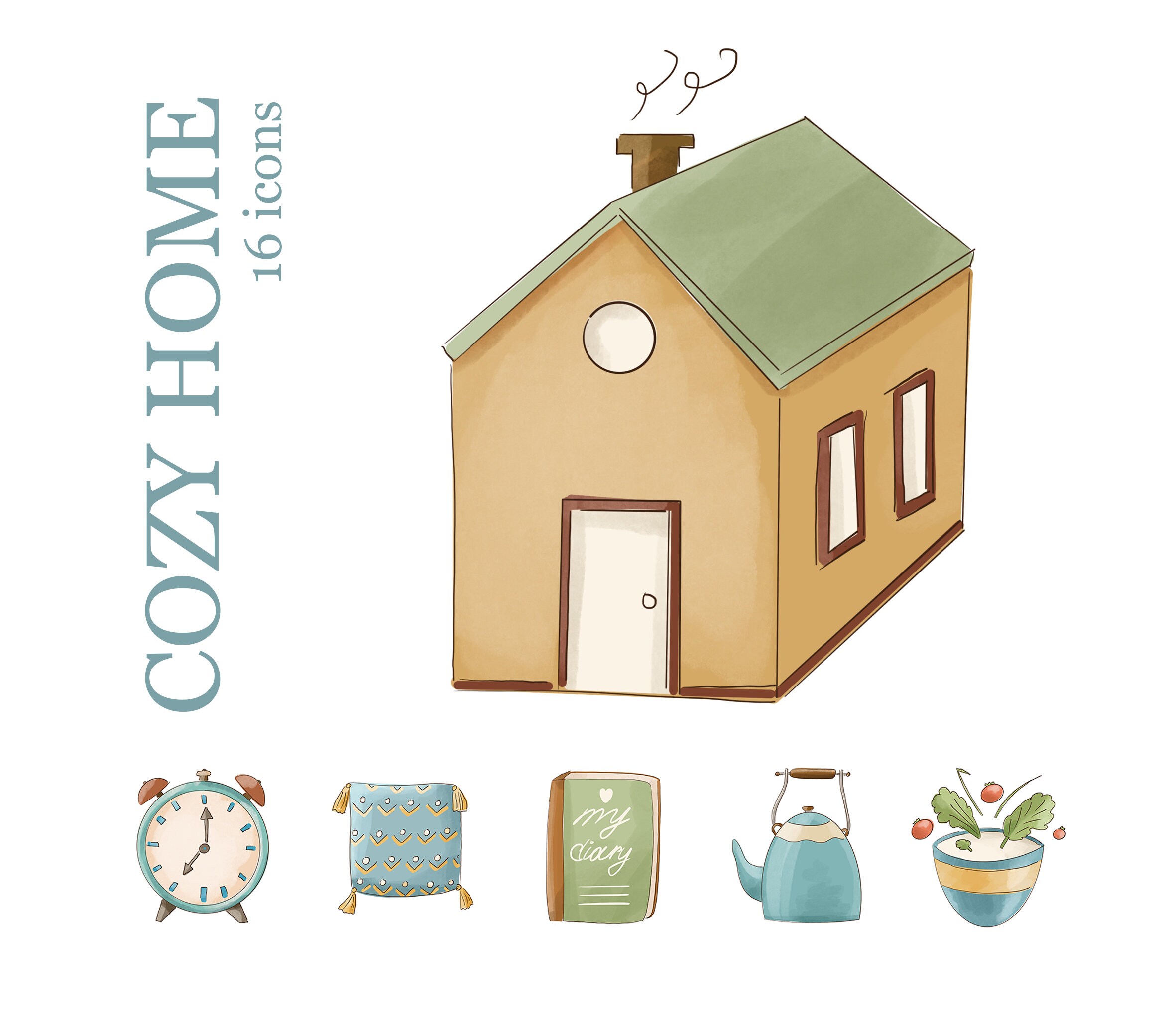 16 Home Instagram Highlight Icons. Cozy Hygge Scandinavian | Etsy