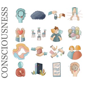 16 CONSCIOUSNESS Instagram Highlight Icons. Psychosomatics, Private ...