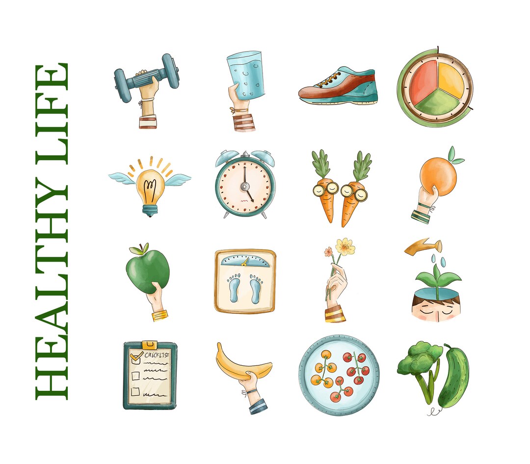 16 Health Instagram Highlight Icons. Lifestyle, Vegan, Food, Sport ...