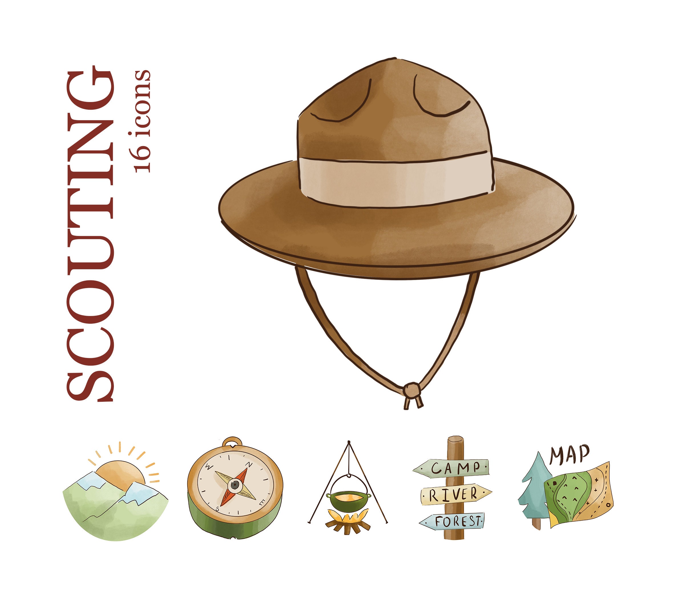 16 SCOUTING Instagram Icons. Highlight Story Covers. | Etsy