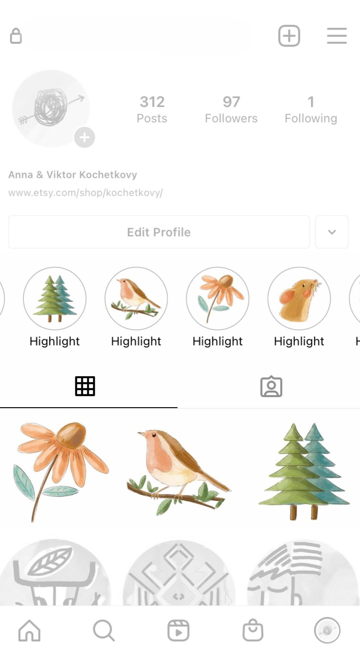 16 NATURE Instagram Icons. Highlight Story Covers. Watercolor - Etsy