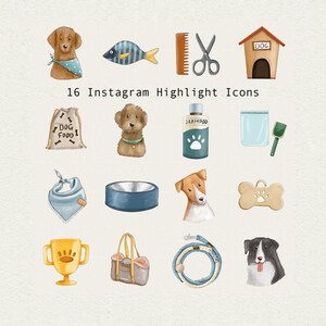 Dogs Instagram Highlight Icons. Animals Pets Aesthetic Care - Etsy