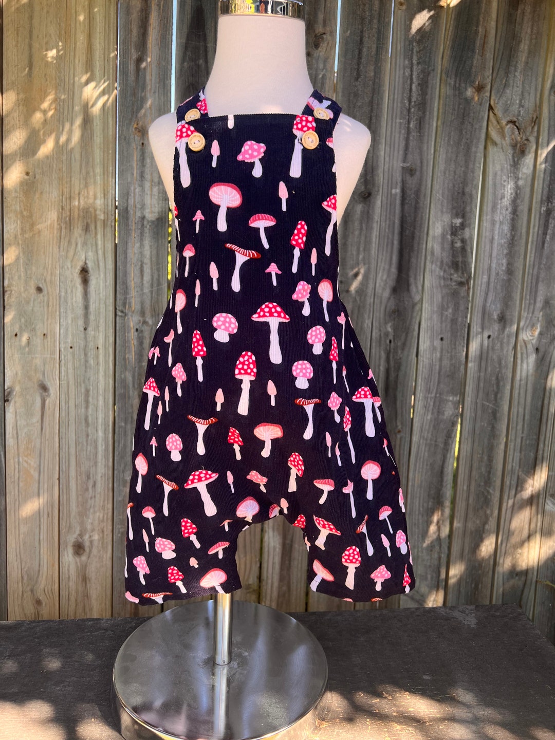 Mushroom Overalls Size 3 - Etsy