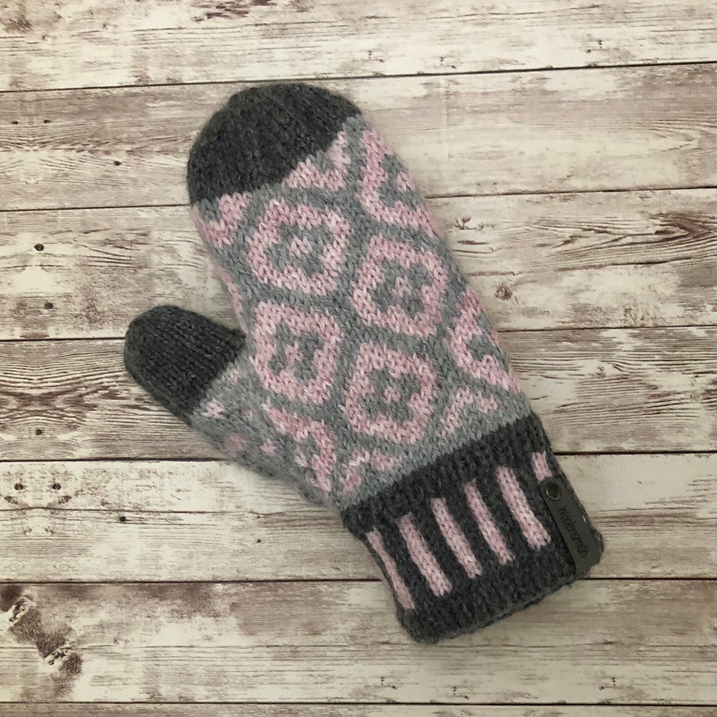 Knitted Mittens - Etsy