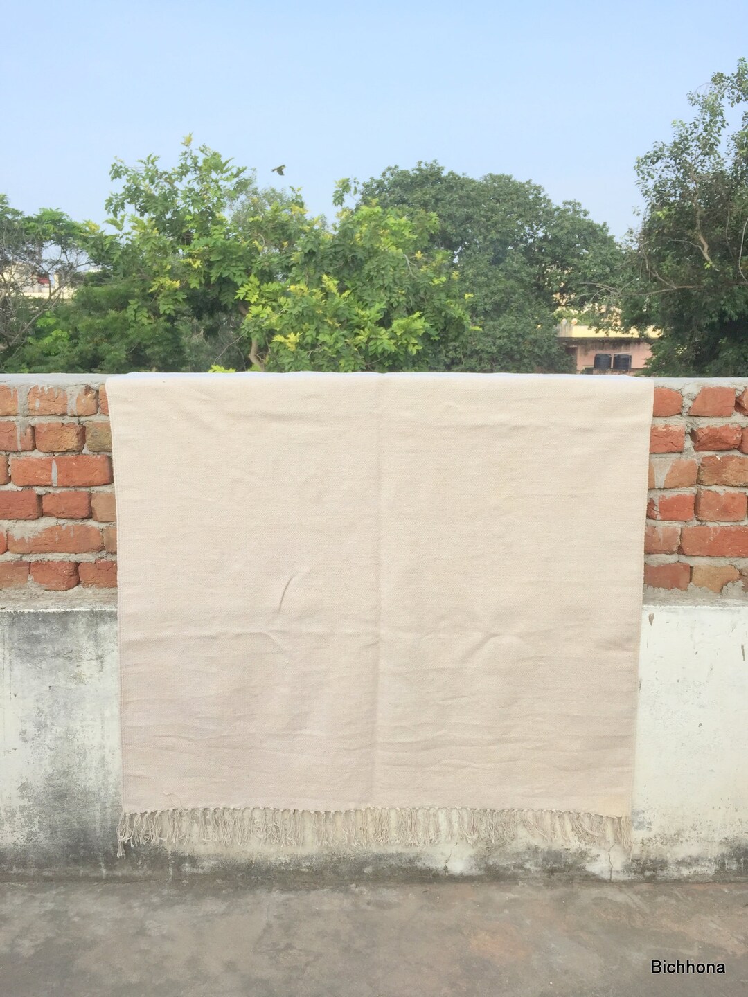 8x10 Ft Indian Dari Rug Solid Woven Rug Cotton Rug Bath Rug - Etsy