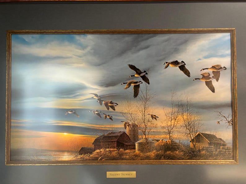 Silent Sunset Oil Print by Terry Redlin 1980 - Wall Art Decor | Master ...