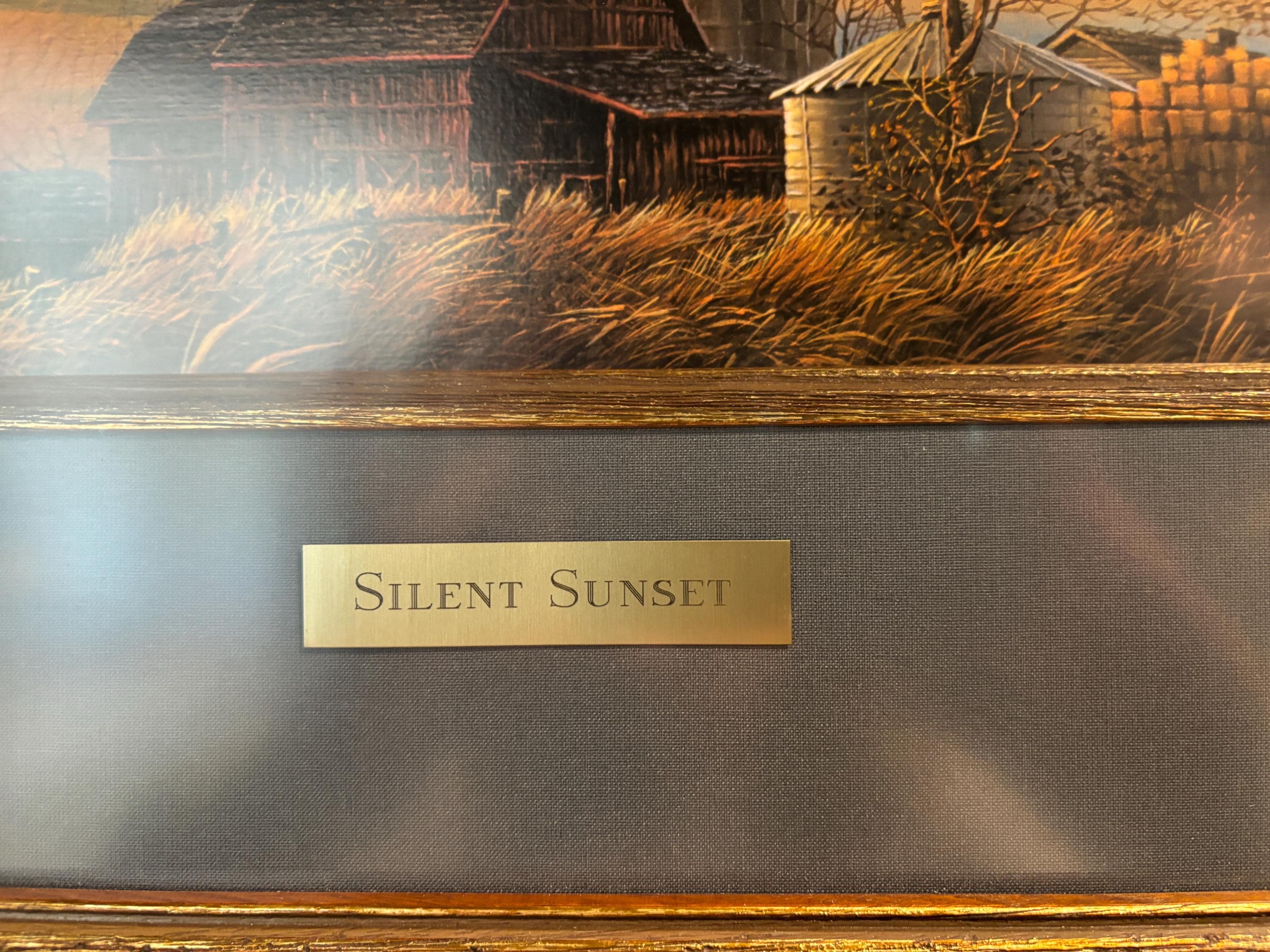 Silent Sunset Oil Print by Terry Redlin 1980 - Wall Art Decor | Master ...