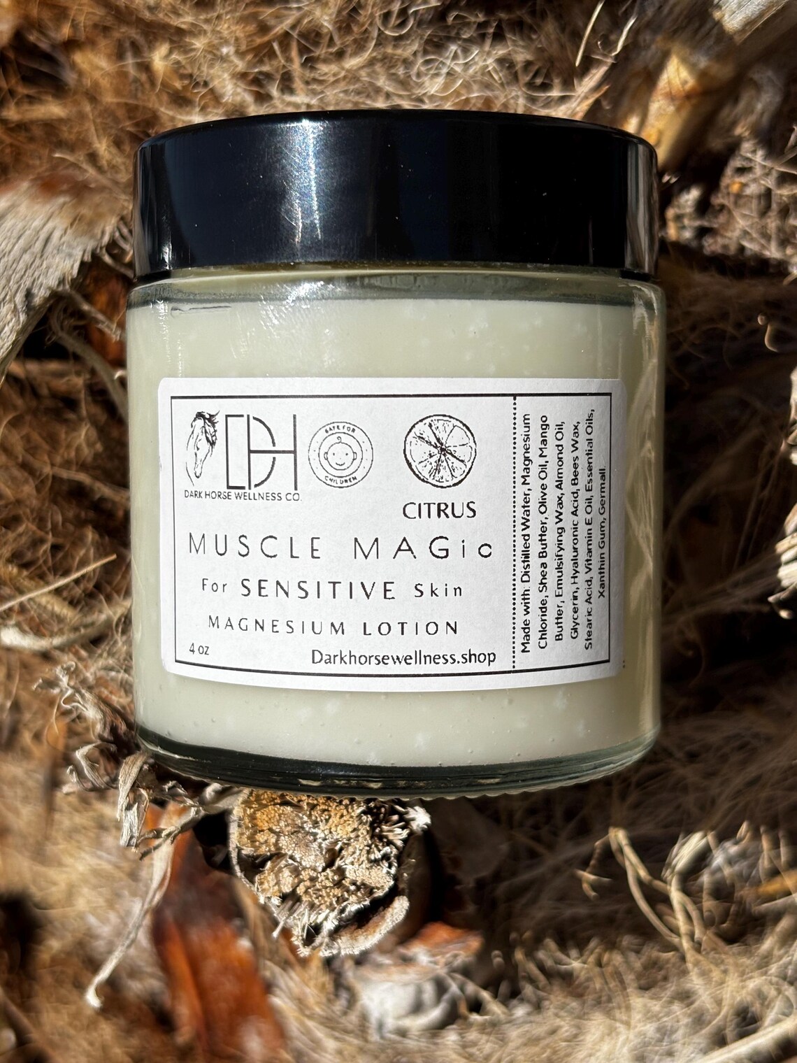 Magnesium Lotion/ Sensitive Skin / Child Safe / Magnesium Cream ...