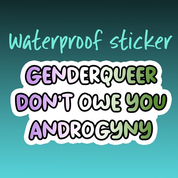 Genderqueer - Etsy