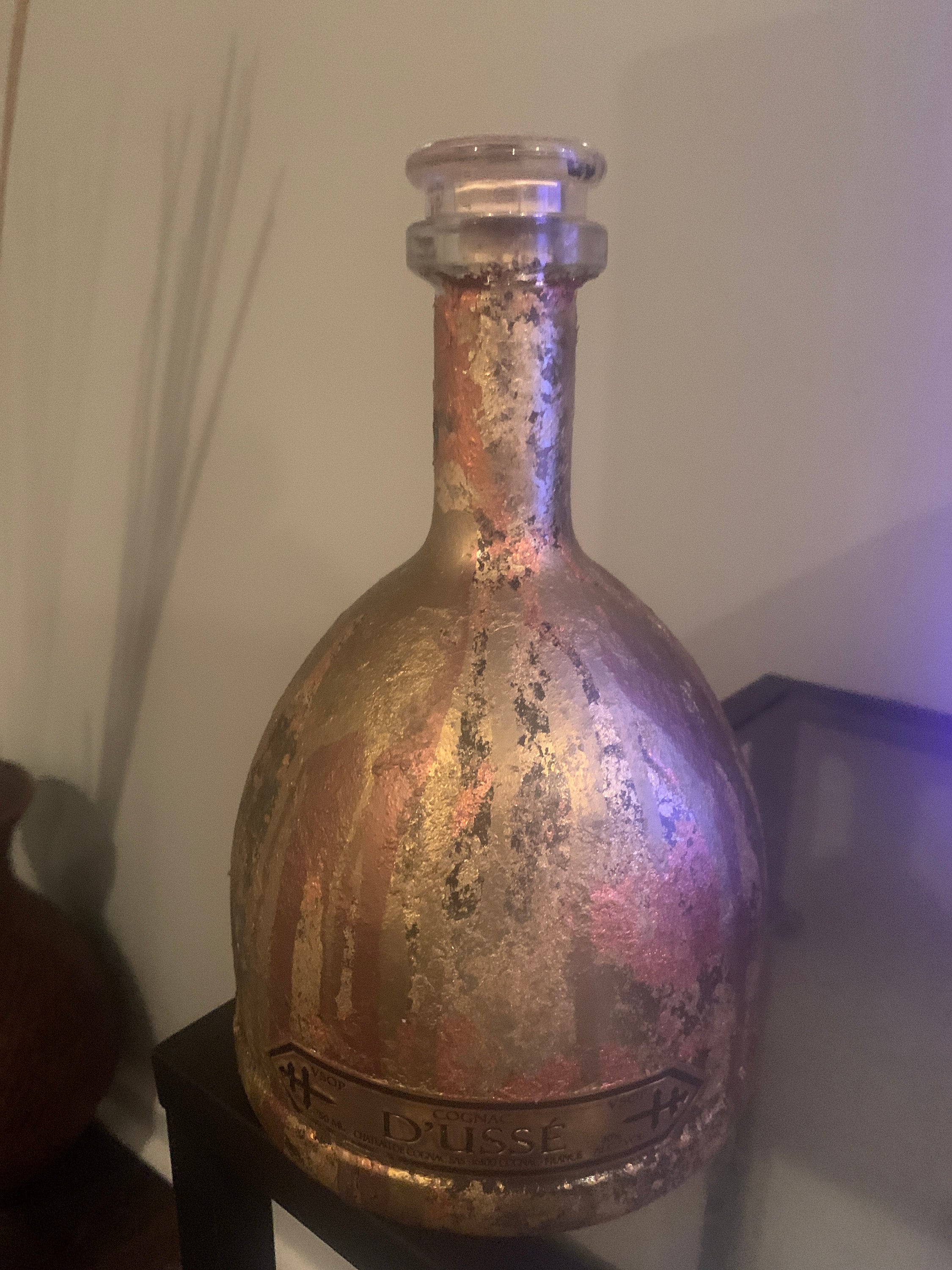 Gold & Copper Dusse Bottle - Etsy