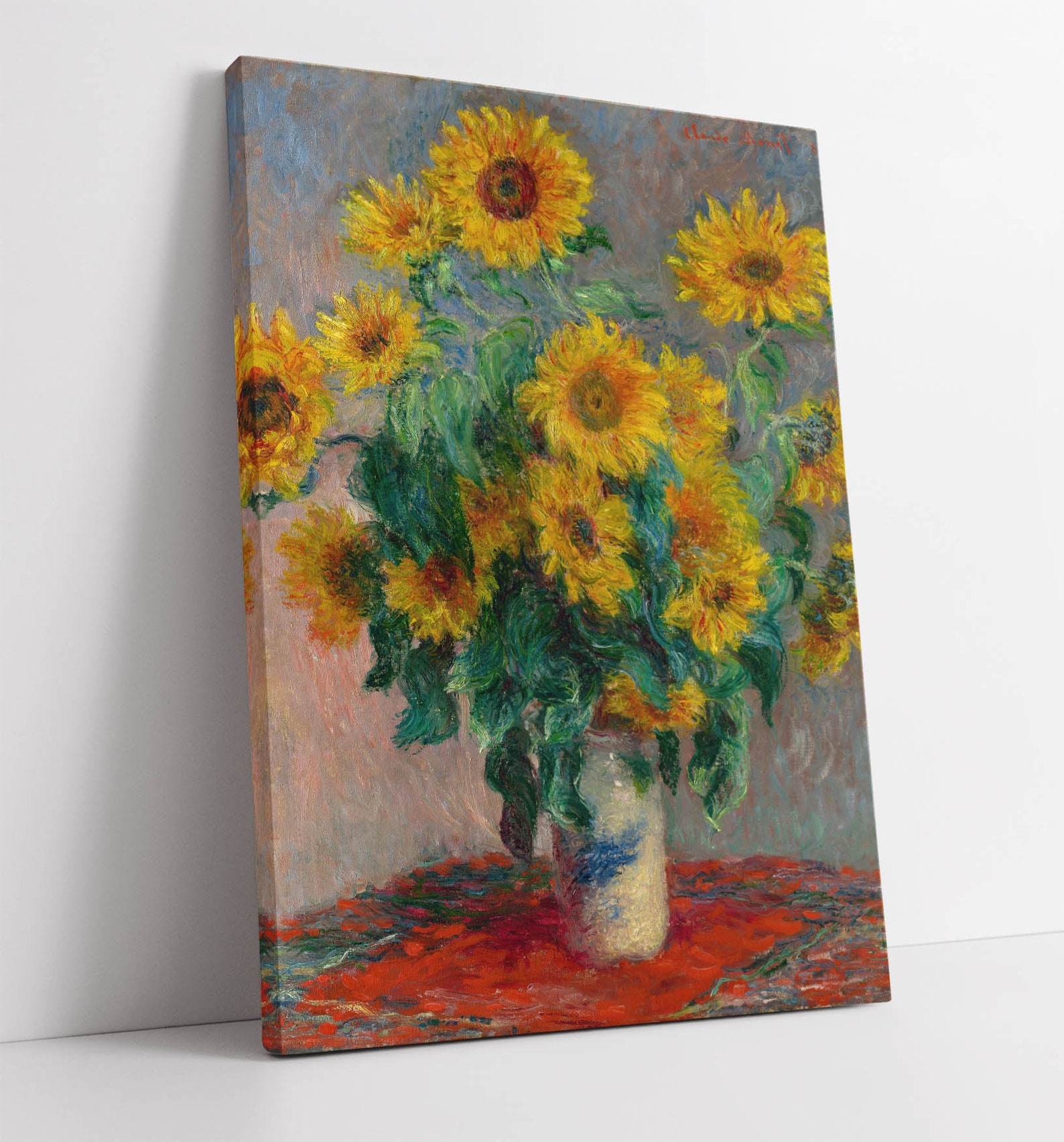 Claude Monet Bouquet Of Sunflowers Canvas Wall Art Print | Etsy Claude Monet Bouquet Of Sunflowers Canvas Wall Art Print | Etsy