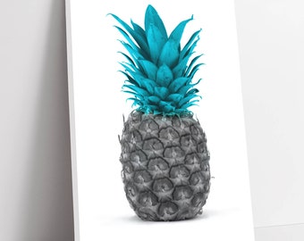 Turquoise Pineapple | Etsy