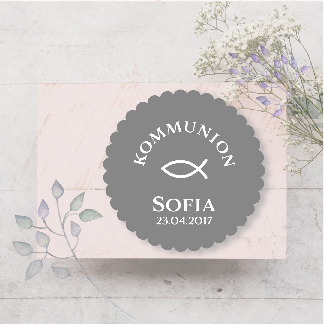 24 Stickers Stickers Labels Communion Baptism Confirmation Confirmation ...